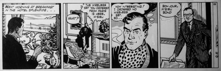 James Bond Original Art For Sale | Comic strip cartoon art from the ...
